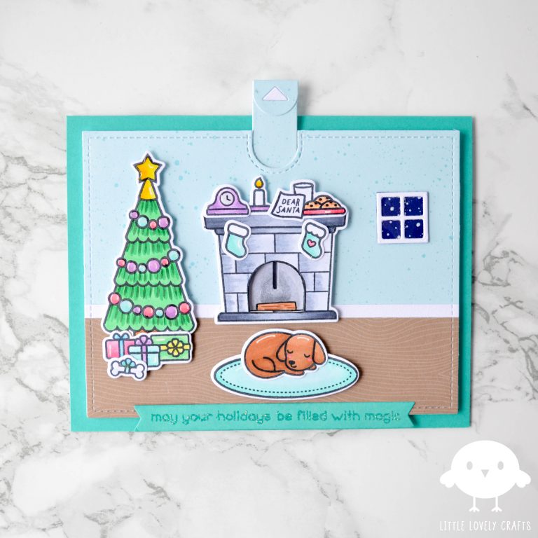 Santa pull-tab card – Little Lovely Crafts